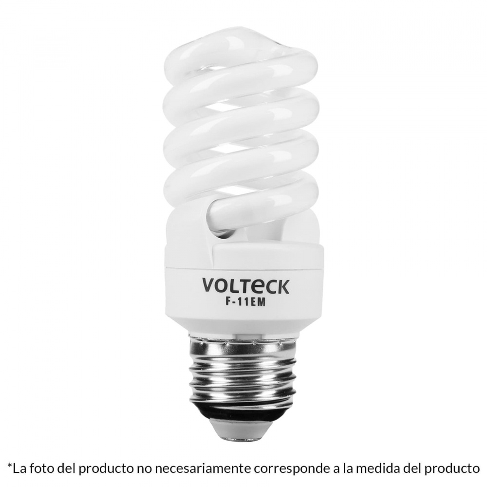 Compra Volteck Foco F-11EM, Luz Fría, Base E26/E27, 11W, 550 Lúmenes ...