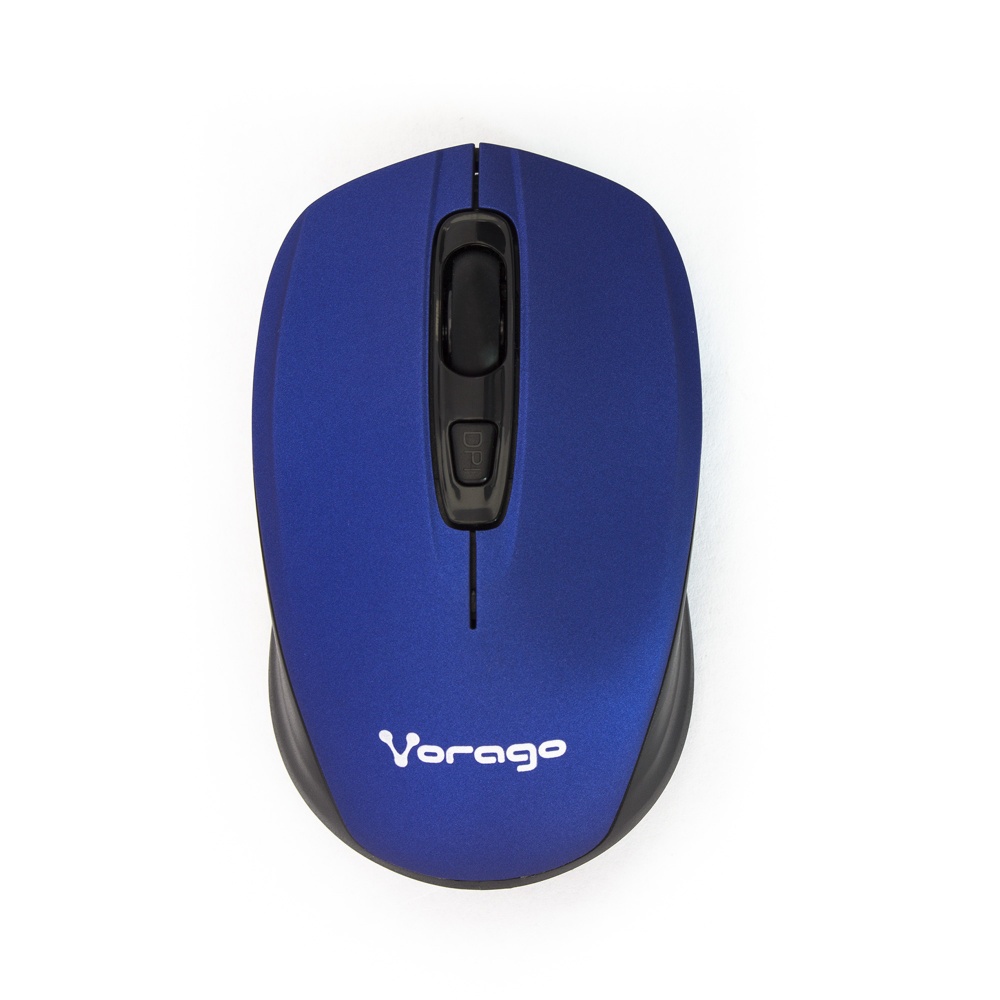 Mouse Vorago Óptico MO-305, Inalámbrico, USB, 2400DPI, Azul ...