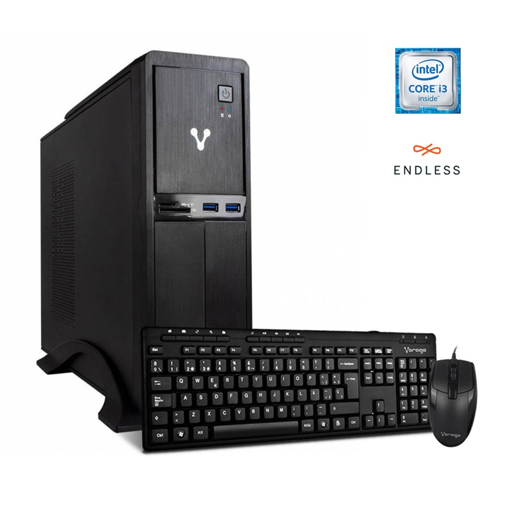 Computadora Vorago Slimbay 4, Intel Core i3-8100 3.60GHz, 4GB, 1TB ...