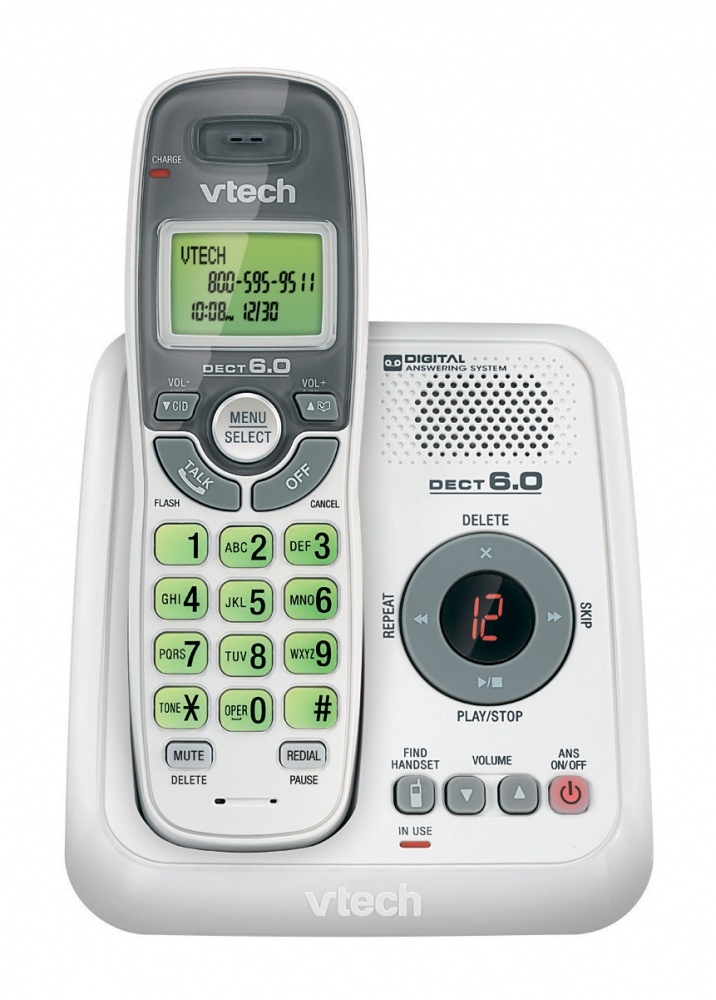 Compra VTech Teléfono Inalámbrico DECT, 1 Auricular Altavoz, Blanco ...