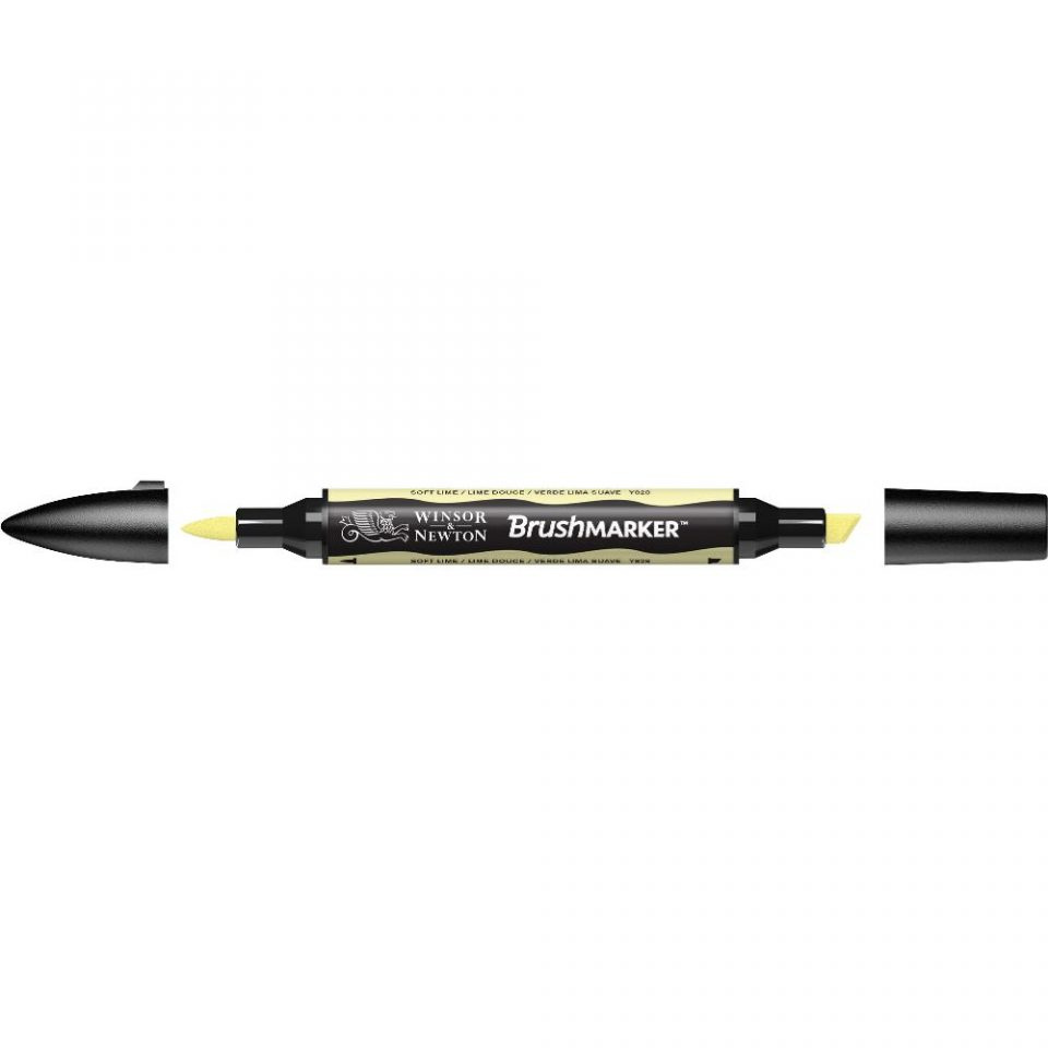 Compra Winsor & Newton Marcador Brushmarker Verde Lima Suave ...