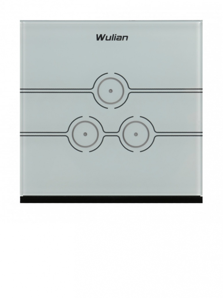 Wulian Interruptor de Luz Inteligente Touch SWITCHT3L, 3 Botones ...