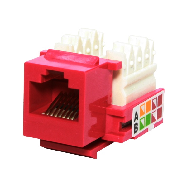 Compra X-Case Jack de Red Cat5e, RJ-45, Rojo, 10 Piezas ACCREDKE04RO ...