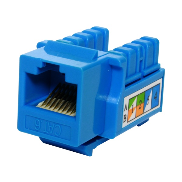 X-Case Jack de Red Cat6, RJ-45, Azul, 10 Piezas | Cyberpuerta.mx