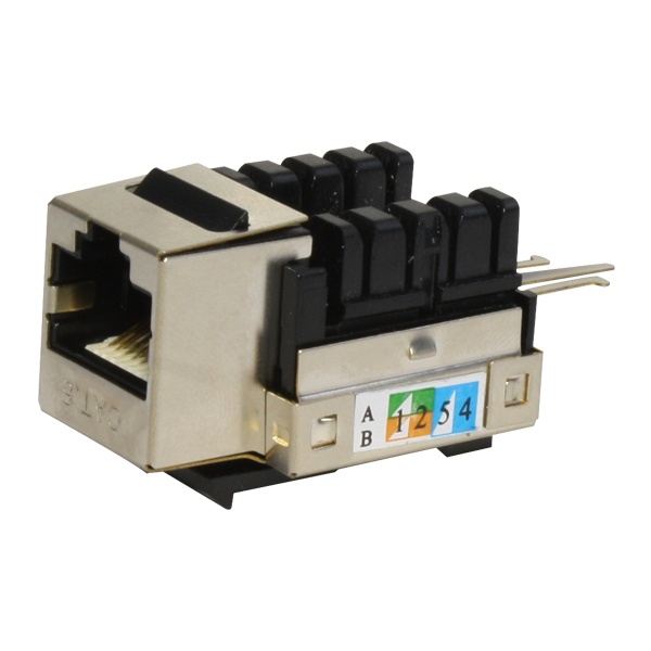 Compra X-Case Jack de Red Cat6 RJ-45 Plata/Negro 10 Piezas ACCREDKEFTP ...