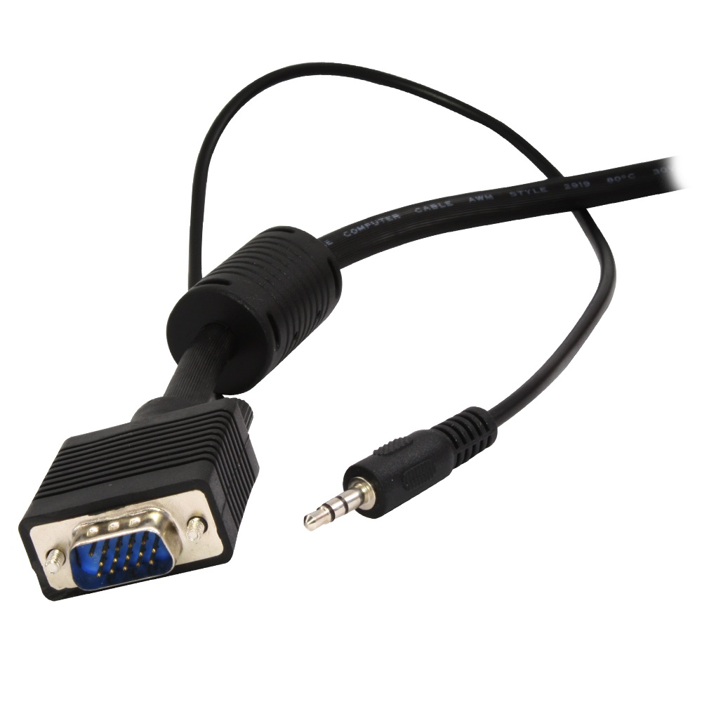 Compra X-Case Cable VGA/3.5mm Macho - VGA/3.5mm Macho, 3m Negro ...