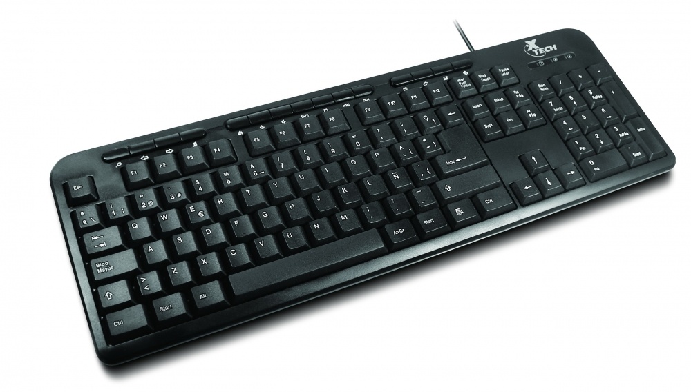 Compra Xtech Multimedia Teclado USB Alámbrico Negro XTK-130 ...