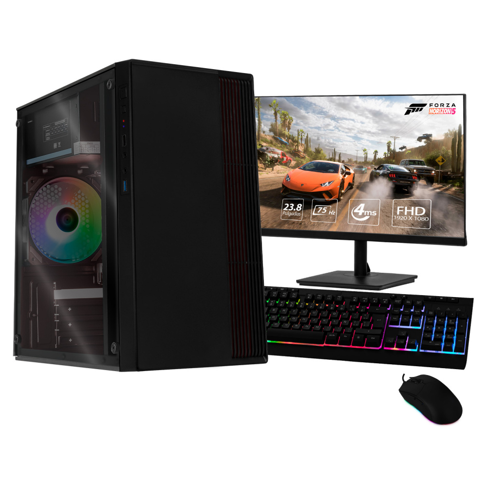 Compra Xtreme PC Gaming, Ryzen 5, 16GB, 500GB SSD, W10, XTACR516GBRENOIRMB | Cyberpuerta.mx