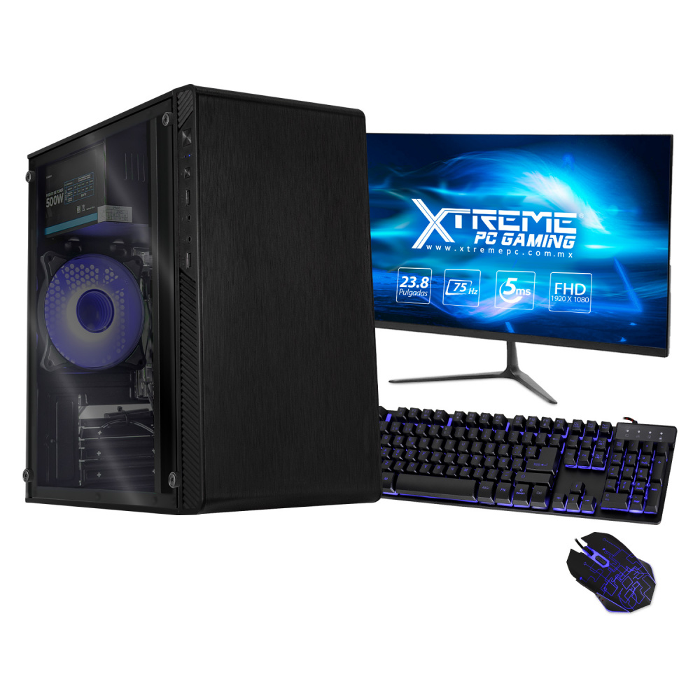 Compra Xtreme PC Gaming, Ryzen 5, 16GB, 500GB SSD, W10, XTACR516GBRENOIRMPB | Cyberpuerta.mx