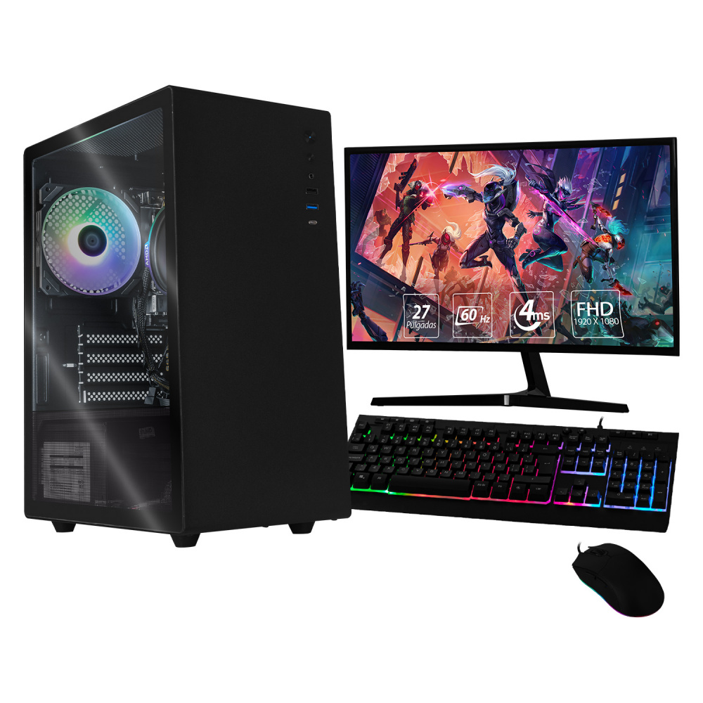 Compra Xtreme PC Gaming AMD R7 16GB 500GB SSD W10 + 27 ...
