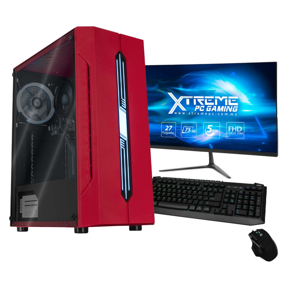 Compra Xtreme PC Gaming, Ryzen 5, 16GB, 2TB+240GB SSD, W10, 27" XTBRR516GBRENOIRMRV1 ...