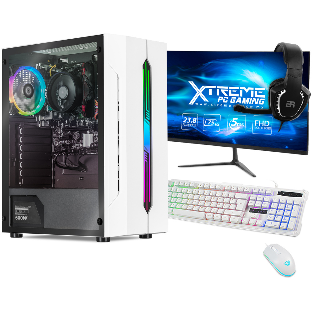 Compra Computadora Xtreme PC Gaming CM-50109 Ryzen 5 250GB, XTBRR58GBRENOIRMW | Cyberpuerta.mx