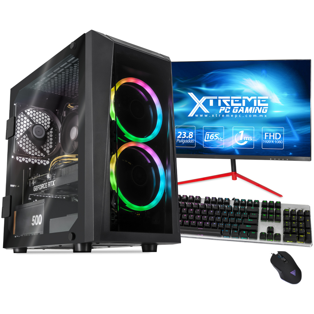 Compra Computadora Xtreme PC Gaming CM-54128 Ryzen 5, 2250GB, XTGAR516GB3050M | Cyberpuerta.mx