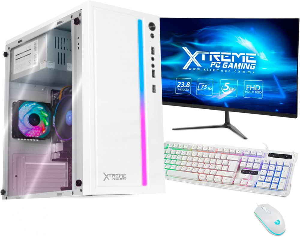 Compra Computadora Xtreme PC Gaming CM-99938 Ryzen 5, 500GB, XTPCR516GBVEGAMW | Cyberpuerta.mx