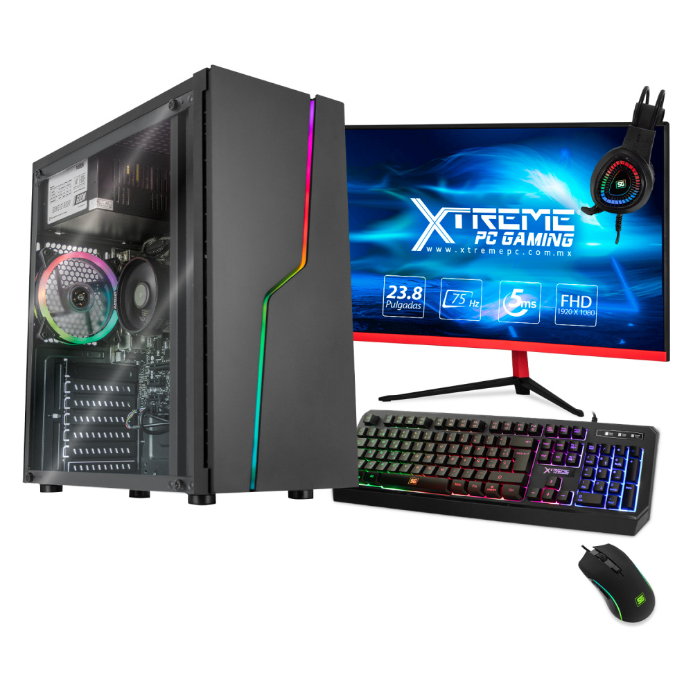 Compra Computadora Xtreme PC Gaming CM-99952 Ryzen 7 500GB, XTPCR716GBRENOIRM | Cyberpuerta.mx