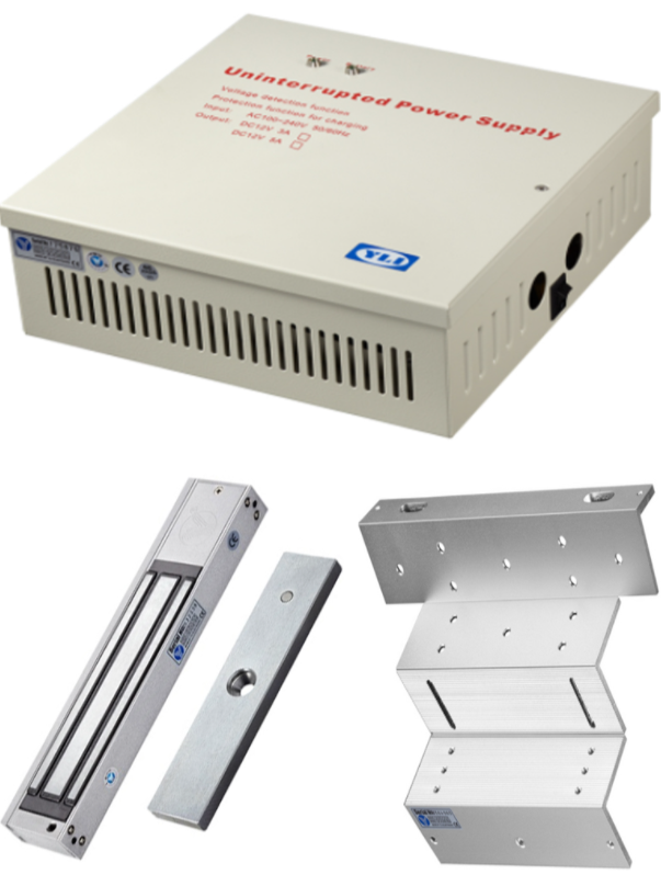 YLI Electronic Cerradura Magnética YM280, 18 x 3.80cm, 280Kg ― Incluye ...