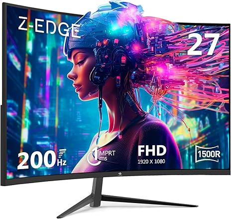 Compra Monitor Gamer Curvo 27" 200Hz FHD FreeSync UG27 | Cyberpuerta.mx