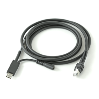 Compra Zebra Cable Blindado USB A Macho RJ-45 Macho 2.8m Negro ...