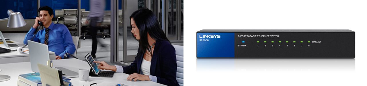 Linksys SE3008 Switch Ethernet Gigabit de 8 puertos – Cruz Meraki